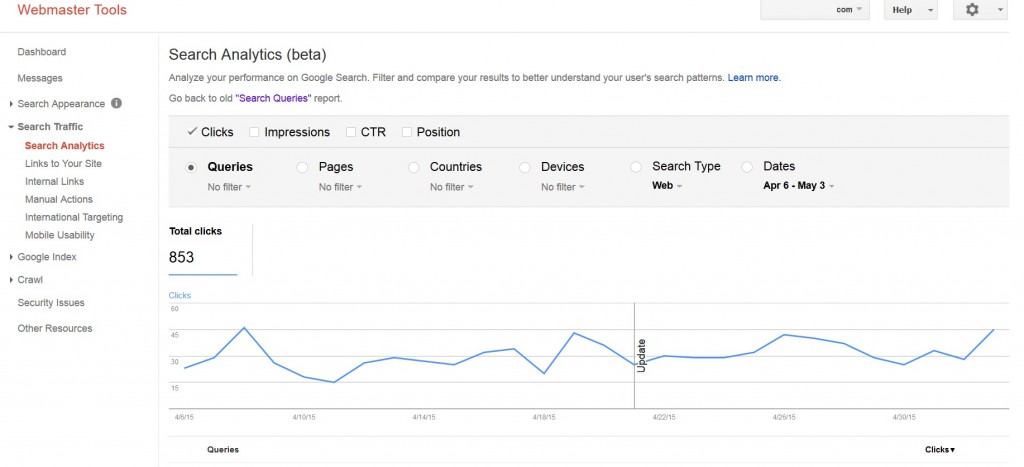 Google Webmaster Tools Big Update: May 2015!